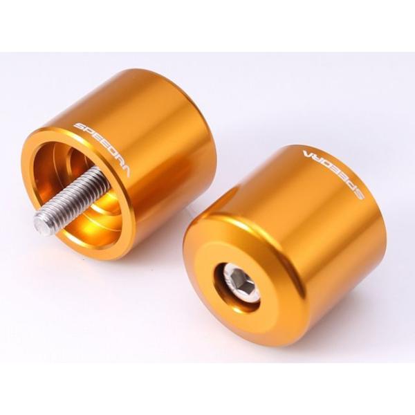 ●メーカー名：SPEEDRA(スピードラ)●商品名：ハンドルバーエンド タイプ2 X350／X500●カラー ゴールドメーカー品番：ABEBHB02GDJANコード：4580556225394X350X500その他のモデル仕様外径：29.8...