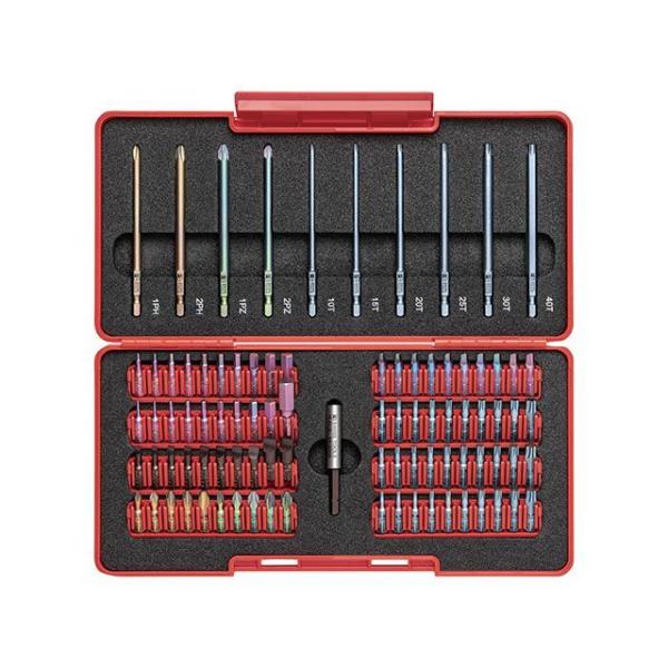 ●メーカー名：PBスイスツールズ / PBSWISSTOOLS(ピービースイスツールズ)●商品名：C6.792TB 90本組 ビットセット ボックスケース付メーカー品番：C6.792TBJANコード：7610733294305質量（g）：9...