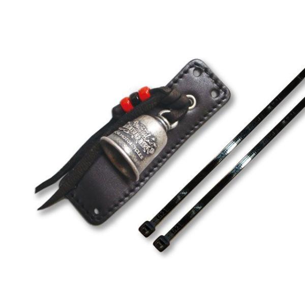 ●メーカー名：ラフテールレザーワークス / RoughTail leather works●商品名：ガーディアンベル＆レザーホルダー【01】（ベル：シルバー）●ホルダー ブラックメーカー品番：AC-GB-01-SV-BKJANコード：457...