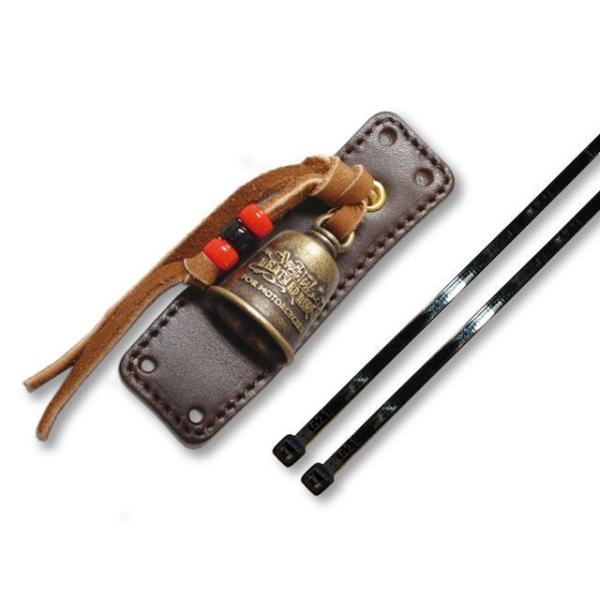 ●メーカー名：ラフテールレザーワークス / RoughTail leather works●商品名：ガーディアンベル＆レザーホルダー【01】（ベル：ブラス）●ホルダー ダークブラウンメーカー品番：AC-GB-01-BR-DBJANコード：4...