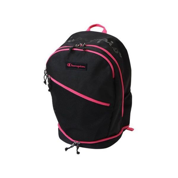 ●メーカー名：チャンピオン / champion●商品名：C3-BB727B BACK PACK（ブラック×ピンク）●サイズ Fメーカー品番：C3-BB727BJANコード：4550671174662ブラックXピンクW320xH520xD2...