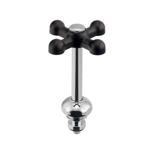 ●メーカー名：カクダイ / kakudai●商品名：792-075 水栓用ハンドル上部 ロング（ブラック）メーカー品番：792-075JANコード：4972353110674ブラック節水固定コマ仕様JIS規格水栓呼13用材質：黄銅※画像はイ...