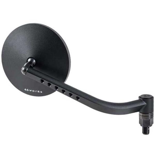 ●メーカー名：タナックス / TANAX●商品名：NA-025R 46ミラー3R（ブラック）メーカー品番：NA-025RJANコード：4510819202688汎用 ブラック鏡面：白鏡アルミネジ径：10mm 正ネジ右側用（左右別型）×1/ア...