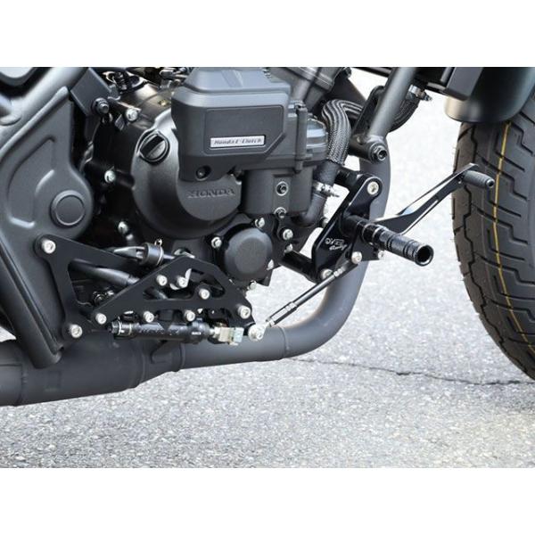 ●メーカー名：オーバーレーシング / OVER RACING●商品名：フォワードコントロールステップ 4P（ブラック）メーカー品番：・51-132-01BJANコード：4539770133091REBEL 250 レブル250ブラックブラッ...