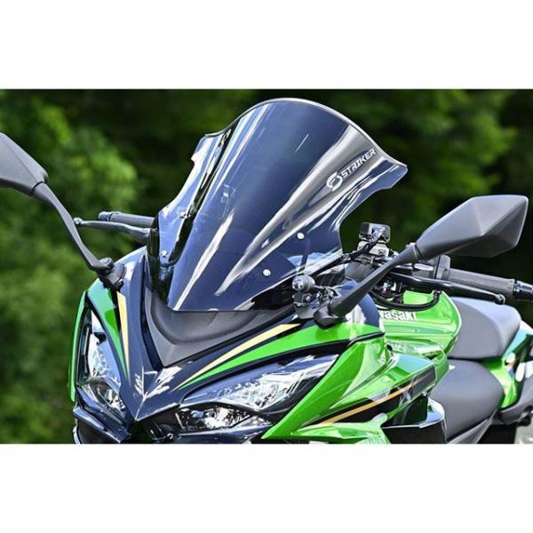 ●メーカー名：ストライカー / STRIKER●商品名：エアロスクリーン（スモーク）メーカー品番：SS-ASC170SJANコード：4580363936315Ninja 1100SX ニンジャ 1100SXカラースモーク材質アクリル樹脂特徴...