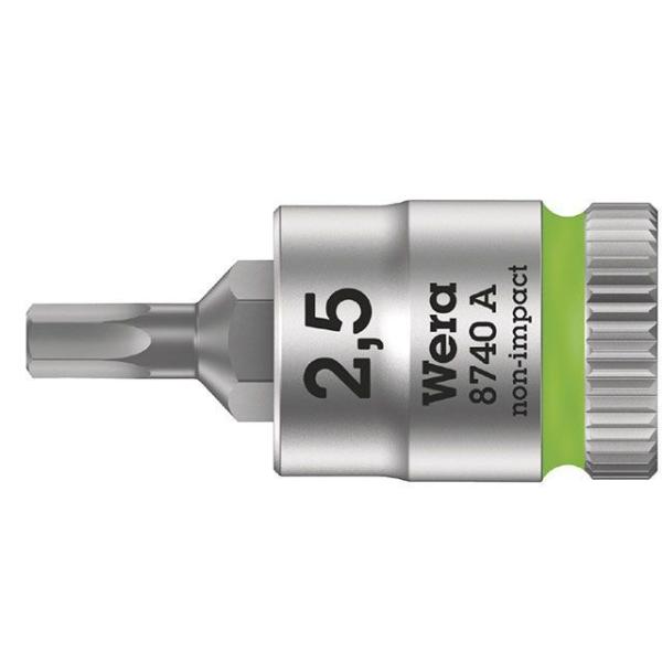 ●メーカー名：ヴェラ / WERA●商品名：003331 差込角1/4DR HEX-Plusビットソケット 先端サイズ2.5mm 全長28mmメーカー品番：・003331JANコード：4013288187161先端サイズ（mm）：2.5全長...