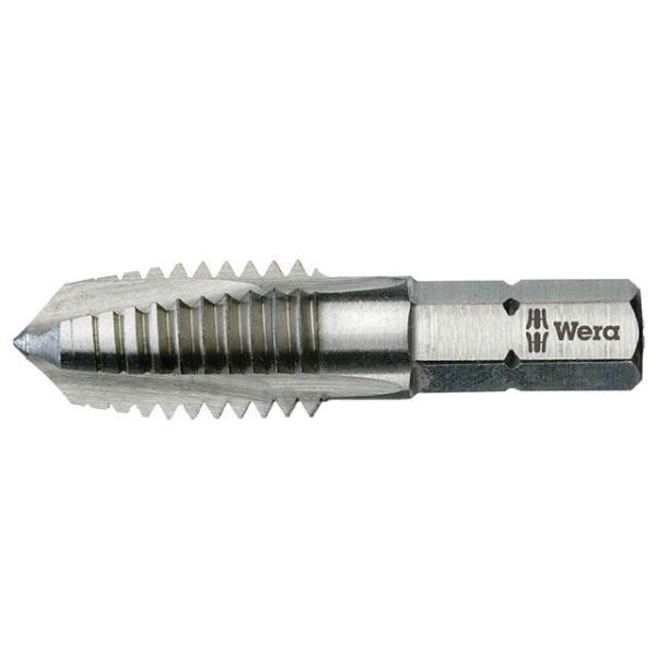 ●メーカー名：ヴェラ / WERA●商品名：104668 HSS タップビット 六角軸 差込6.35mm タップサイズM5x0.8mm 全長36mmメーカー品番：・104668JANコード：4013288117595刃先サイズ（mm）：5....