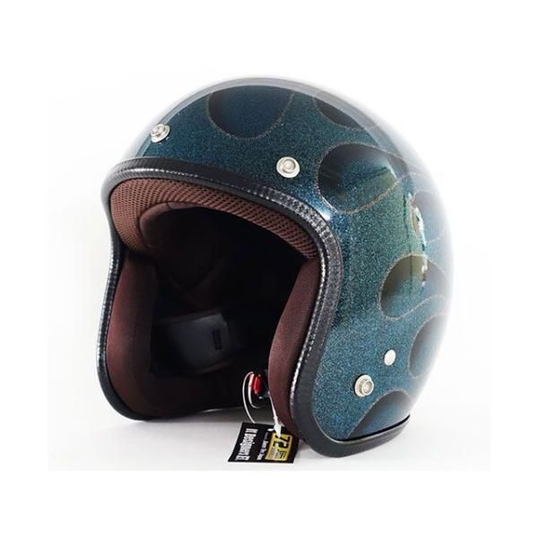 ●メーカー名：72ジャムジェット / 72JAM(ナナニージャムジェットヘルメット)●商品名：【逸品もの】IP-4001S ブラックラメシリーズ（ブルー）●サイズ FREEメーカー品番：IP-4001FJANコード：456228679660...