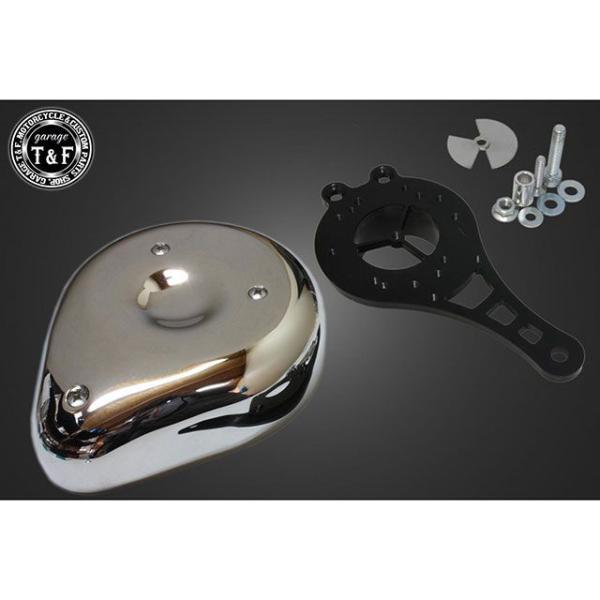 ●メーカー名：ガレージT&amp;F / T&amp;F(ガレージティーアンドエフ)●商品名：ドラッグスター250 ティアドロップエアクリーナーKIT（メッキ）メーカー品番：・7082504DragStar 250（XVS250） ドラッグ...