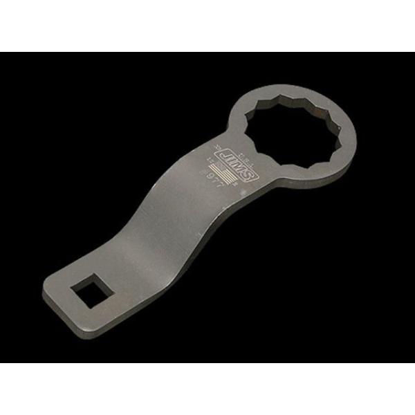 ●メーカー名：ジムズ / JIMS●商品名：フォークステムナットレンチ ツアラー用メーカー品番：・009310ハーレー汎用 メーカー品番・977内容レンチ×1備考JIMS社製のハーレー専用の高精度ツールです。ツアラーモデルのフォークステムナ...