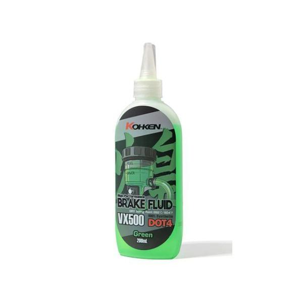 ●メーカー名：コーケン / KOHKEN●商品名：VX500 BRAKE FLUID DOT4 200ml（グリーン）メーカー品番：KOK-7007-GRJANコード：4573277494965汎用 カラー：グリーンコーケンだからこその考え...