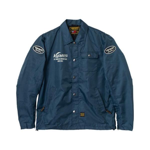●メーカー名：バンソン / VANSON●商品名：2026春夏モデル SVS2605S コーチジャケット（ネイビー）●サイズ XLメーカー品番：SVS2605SJANコード：45807099096762026春夏モデルカラー：ネイビー素材：...