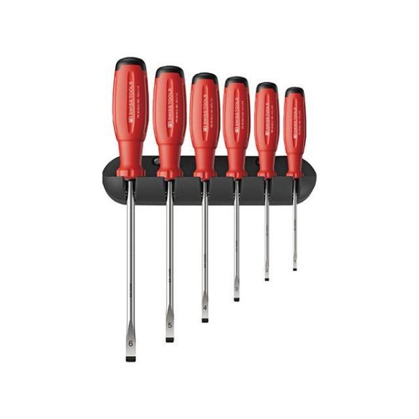 ●メーカー名：PBスイスツールズ / PBSWISSTOOLS(ピービースイスツールズ)●商品名：38240.H スイスグリップEVO ６点入 マイナスドライバーセット ホルダー付メーカー品番：38240.HJANコード：761073329...