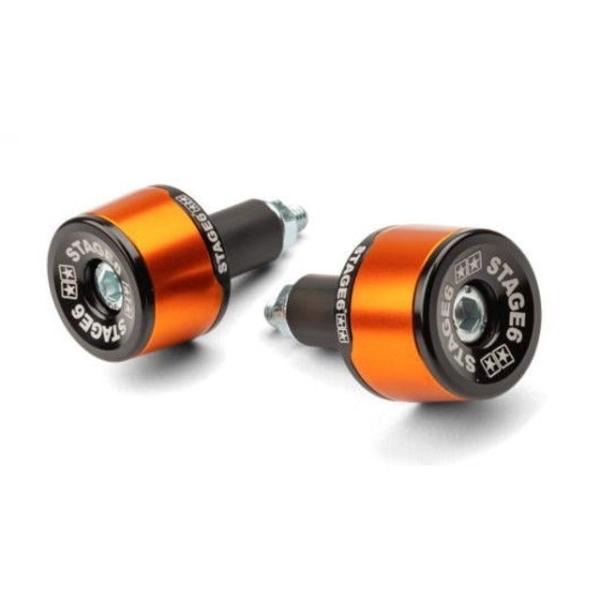 ●メーカー名：ステージ6 / STAGE6●商品名：EMBOUTS DE GUIDON STAGE6 HQ バーエンド（オレンジ）メーカー品番：S6-SSP120OR-KNJANコード：4580630321387汎用 【商品説明】■STAG...