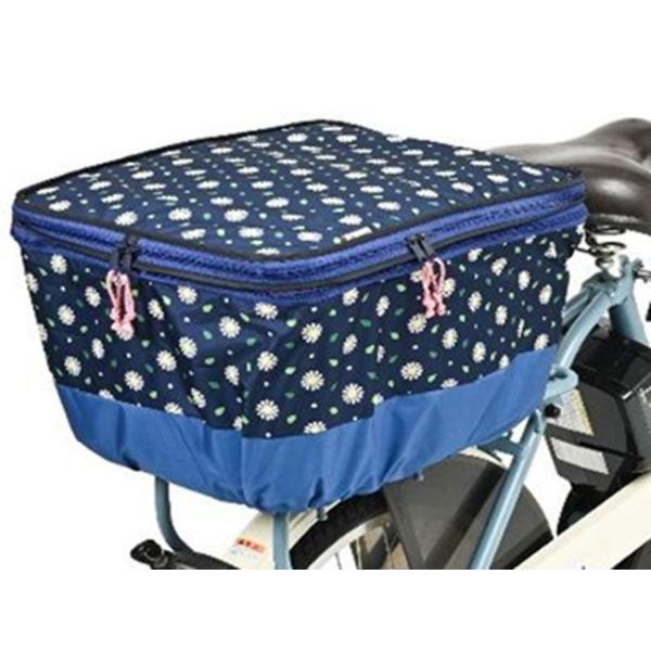 ●メーカー名：川住（自転車） / kawasumi(カワスミ)●商品名：K-NM6 2段式 後カゴカバー（ネイビーマーガレット柄）メーカー品番：K-NM6JANコード：49860121124732段式収納で、荷物がないときはスッキリ！多い時...
