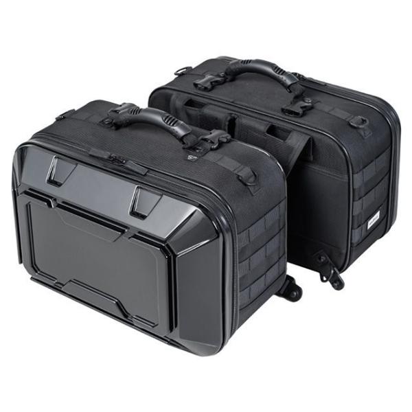 ●メーカー名：タナックス / TANAX●商品名：MFK-3004 ツアーシェルケースM（グロスブラック）メーカー品番：MFK-3004JANコード：4510819107013軽量・頑丈なセミハードタイプのサイドバッグ！※MFK-248 ツ...