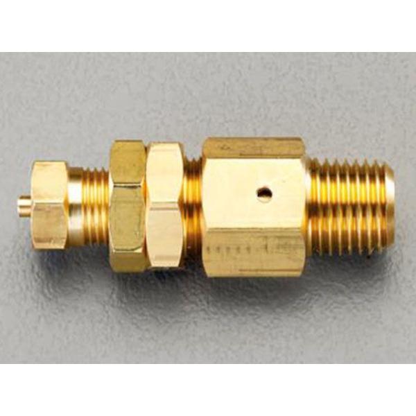 ●メーカー名：エスコ / ESCO●商品名：R3/8” /1.0MPa エアー圧力安全弁メーカー品番：EA153B-13JANコード：4550061757741取付ねじ径：R 3／8”使用流体：圧縮空気使用温度：-20〜80℃設定圧力：1....