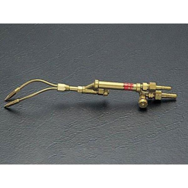 ●メーカー名：エスコ / ESCO●商品名：350mm 2火口バーナー（プロパン・酸素）メーカー品番：EA300-1JANコード：4518340011106全長：350mm溶接火口：＃140（EA300BG-4）×2個（付属）重量：390g...