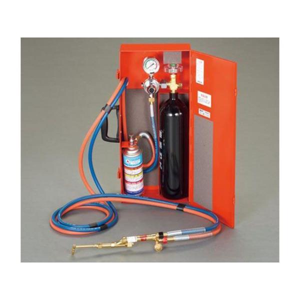 ●メーカー名：エスコ / ESCO●商品名：ミニ溶接器（プロパン・酸素）メーカー品番：EA300MB-0JANコード：4550061209233セット内容：8点セット（EA303S-1）カートリッジボンベ×1（EA300-41）酸素ボンベ（...