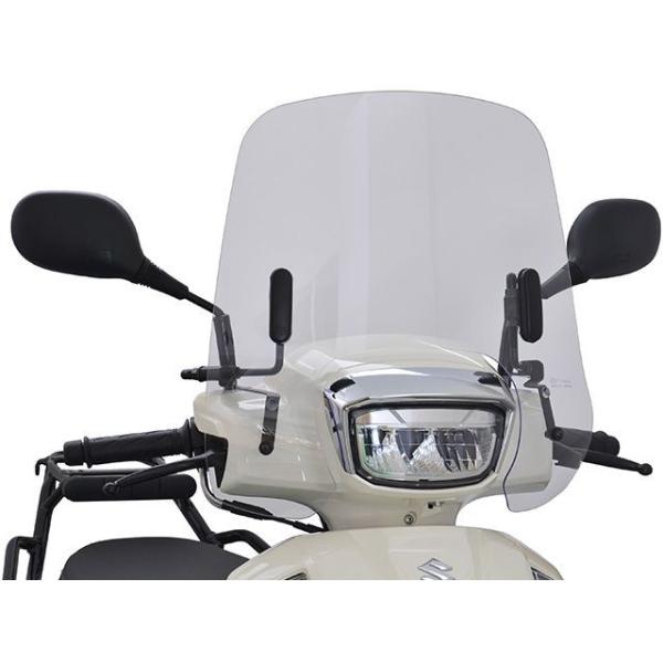 ●メーカー名：旭風防 / AF(アサヒフウボウ)●商品名：ウインドシールド（クリアー）メーカー品番：AD-83JANコード：4560122614845ADDRESS 125 アドレス125■風圧や雨から守る走行中、ライダーの頭や身体が風圧や...