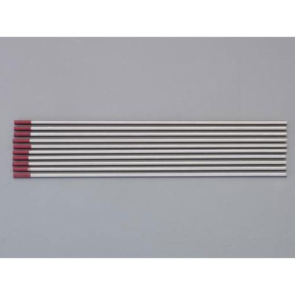 ●メーカー名：エスコ / ESCO●商品名：1.6mm タングステン電極棒（トリウム入り/10本）メーカー品番：EA315MS-66JANコード：4518340357112棒径（mm）：φ1.6電極棒長さ：150mm適合品番：EA315MC...