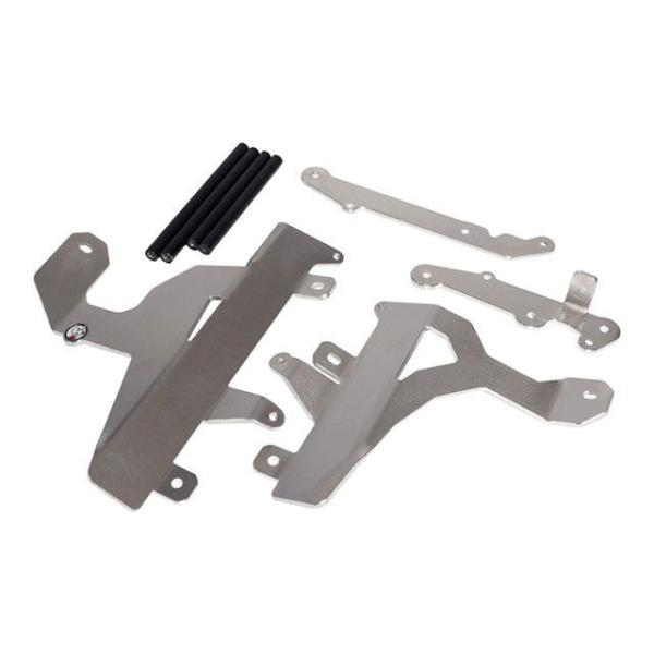 ●メーカー名：エーエックスピーレーシング / AXP Racing●商品名：ラジエターガード（ブラック）メーカー品番：G7394JANコード：4547836585944DR-Z4Sラジエターを堅牢な作りで強固に守る4mm厚のアルミプレートと...