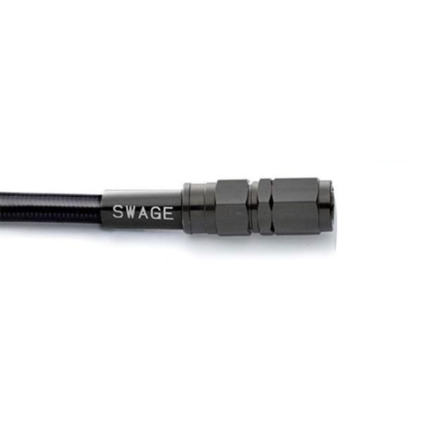 ●メーカー名：スウェッジライン / SWAGE-LINE●商品名：イージーオーダーホース ステンレスブラック/ブラック SF-SF●ホース長 400mmメーカー品番：BTKB-1010M-0400JANコード：4549950146957汎用...