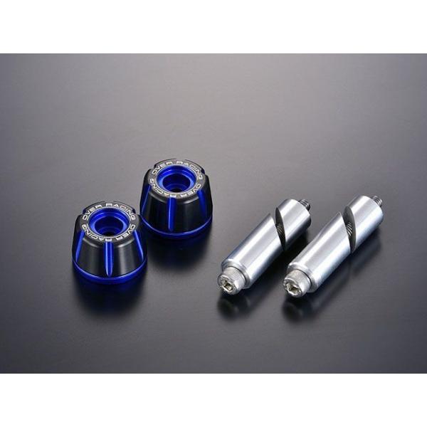 ●メーカー名：オーバーレーシング / OVER RACING●商品名：バーエンド Type2（ブラック×ブルー）メーカー品番：・55-99-031BLJANコード：4539770127106汎用 カラー：ブラック×ブルーバーエンド Type...