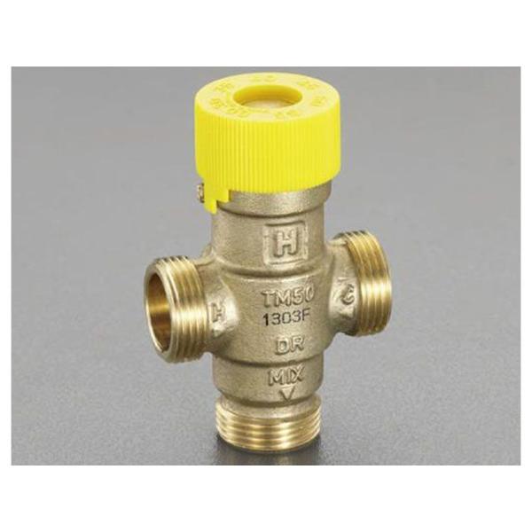 ●メーカー名：エスコ / ESCO●商品名：G 3/4” ミキシングバルブ（高温水用）メーカー品番：EA468AL-6AJANコード：4550061901557ねじサイズ（G）：3／4”流体：冷温水（0〜110℃）最高使用圧力：1.0MPa...