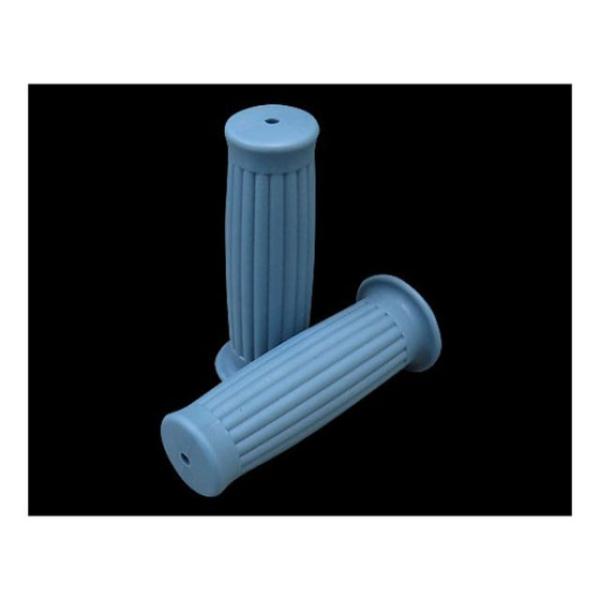 ●メーカー名：ネオファクトリー / Neofactory(ネオファク)●商品名：たる型 グリップ タイプ3●カラー ライトブルーメーカー品番：・016876ハーレー汎用 ラバー1インチバー用 全長約123mmグリップ本体×2本（左右1セット...