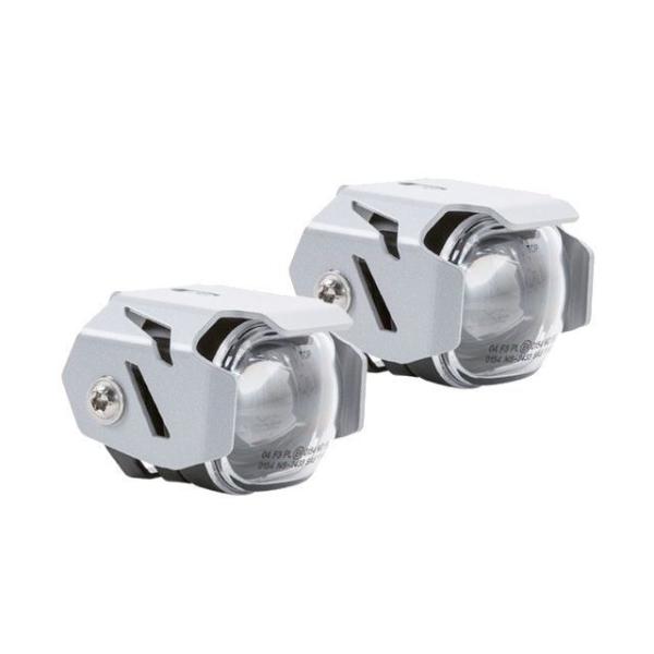 ●メーカー名：ワンダーリッヒ / Wunderlich●商品名：Micro Flooter クラッシュバー 汎用 LEDライトセット●カラー：シルバーメーカー品番：W28380-201JANコード：4053196020334F650CS S...