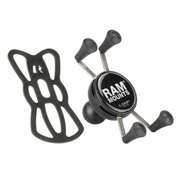 ●メーカー名：ラムマウント / RAM MOUNTS●商品名：Xグリップ スマートフォン用テザー付（ブラック）メーカー品番：RAM-HOL-UN7BUJANコード：4548916631711ブラック高強度複合材（High strength ...