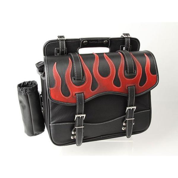 ●メーカー名：デグナー / DEGNER●商品名：NB-1FV ナイロンサドルバッグ ヴィンテージファイア（ブラック/レッド）メーカー品番：NB-1FV-REDJANコード：4524486057298ブラック/レッドPVC（合成皮革）/ナイ...