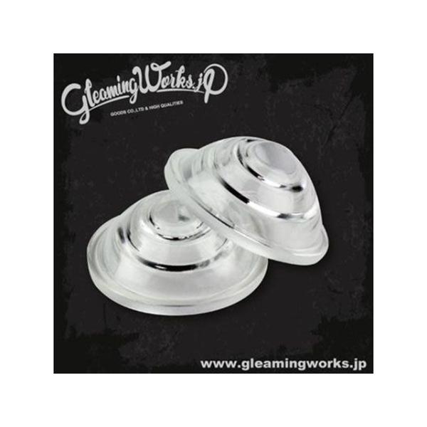 ●メーカー名：グリーミングワークス / GLEAMING WORKS●商品名：Billet Winker /ガラスレンズ（2個入り）●カラー：クリアメーカー品番：GW-6025ハーレー汎用 ガラス本体×2直径：約φ34mm 高さ：約15mm...