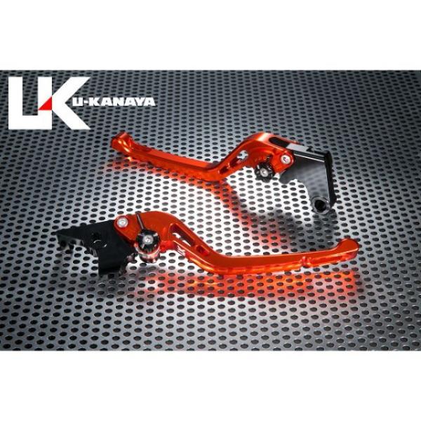 ●メーカー名：ユーカナヤ / U-KANAYA●商品名：GPタイプ アルミ削り出しビレットレバー（レバーカラー：オレンジ）●調整アジャスターカラー：ブラックメーカー品番：HO008-009-0508CB1300 SUPER FOUR CB1...