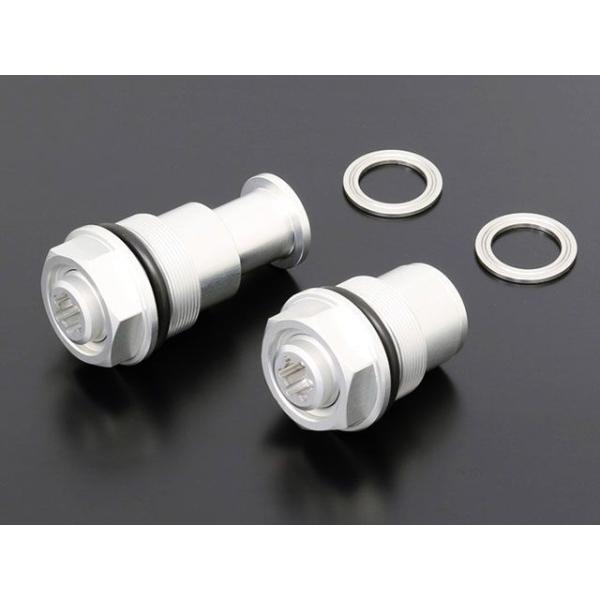 ●メーカー名：ピーエムシー / PMC●商品名：Billet イニシャルアジャスター KYB38/38R用メーカー品番：74-743JANコード：4589641357767汎用 ■突起を排除 Z系のフォークトップはハンドルバーの位置関係から...