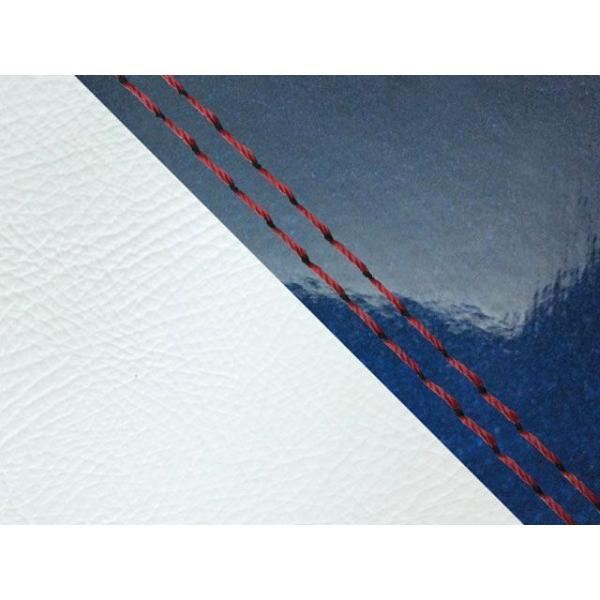 ●メーカー名：グロンドマン / Grondement●商品名：ジョルノ（AF24）/ジョルカブ（AF53） 国産シートカバー エナメルブルー＆白●タイプ：張替 仕様：赤ダブルステッチメーカー品番：GH53HC572SW40JANコード：45...