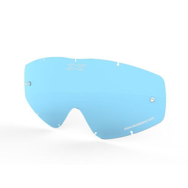 ●メーカー名：イクスブランド / EKS Brand●商品名：GOX アンチフォグコーティング 、ブルーティントメーカー品番：067-40200レンズ：ブルーティント■ティアオフピンはハードコート加工されたポリカーボネートレンズ上にあり、使...