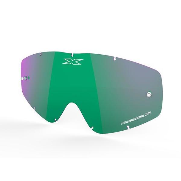 ●メーカー名：イクスブランド / EKS Brand●商品名：GOX アンチフォグコーティングレンズ 、ミラーグリーンメーカー品番：067-40260レンズ：ミラーグリーン■ティアオフピンはハードコート加工されたポリカーボネートレンズ上にあ...