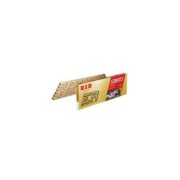 ●メーカー名：ディーアイディー / DID●商品名：レース専用チェーン 520ERT3 G＆G クリップジョイントタイプ●リンク数 120LJANコード：4525516906418汎用 シリーズレース用チェーン ERシリーズチェーンサイズ5...