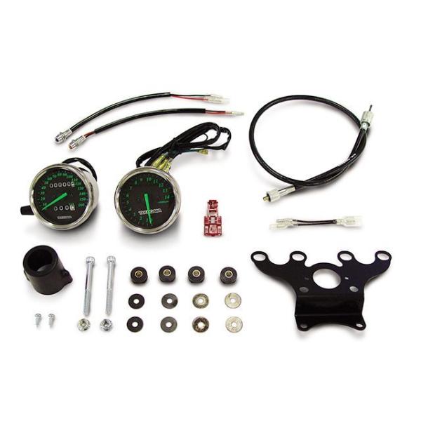 ●メーカー名：SP武川 / SP TAKEGAWA(スペシャルパーツタケガワ)●商品名：スピードメーター＆タコメーターキット（ブラック＆グリーン）メーカー品番：・05-05-0088JANコード：4514162802267GORILLA ゴ...