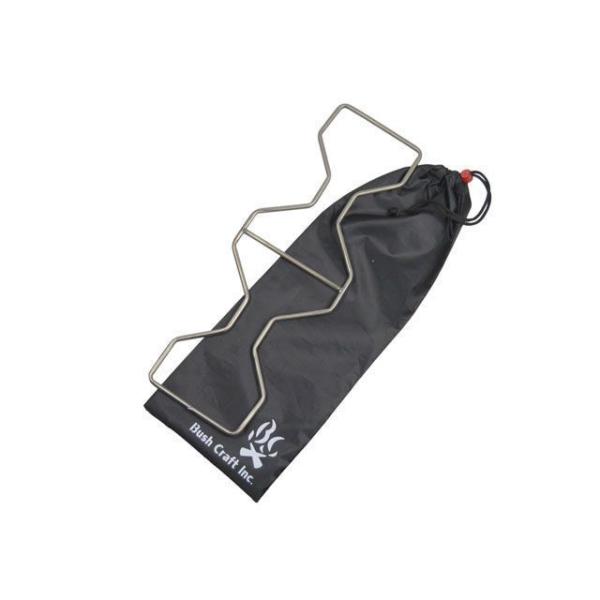 ●メーカー名：ブッシュクラフト / BushCraftInc.●商品名：たき火ゴトク ProJANコード：4573350723173【サイズ（約）】長さ：400mm 最大幅：138mm パイプ径：6mm 【重量】86g（スタッフサック含まず...