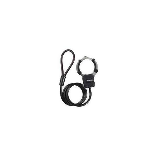 ●メーカー名：マスターロック / Master Lock●商品名：8275JADPROBLK 手錠型ケーブルロック（ブラック）メーカー品番：8275JADPROBLKJANコード：0071649291661ブラック■クールなデザインの手錠型...