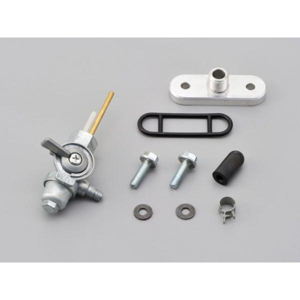 ●メーカー名：デイトナ / DAYTONA●商品名：KEDO フューエルコックメーカー品番：98713JANコード：4909449530948SR400SR500本体、取付台座、パッキン、取付ボルト、ブラインドキャップキャブレター交換時にノ...