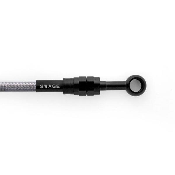 ●メーカー名：スウェッジラインプロ / SWAGE-LINE PRO●商品名：フロントブレーキホースキット トライピース（ステンレスブラック）●ホースカラー クリアメーカー品番：BTP722FTJANコード：4549950156604ZZR...