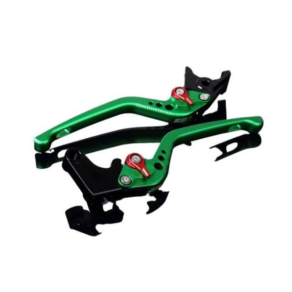 ●メーカー名：SPEEDRA(スピードラ)●商品名：アルミビレットアジャストレバーセット 3Dロング（レバー本体：マットグリーン）●アジャスター：マットレッドメーカー品番：LVEM066GN-RDJANコード：4580540526223K1...