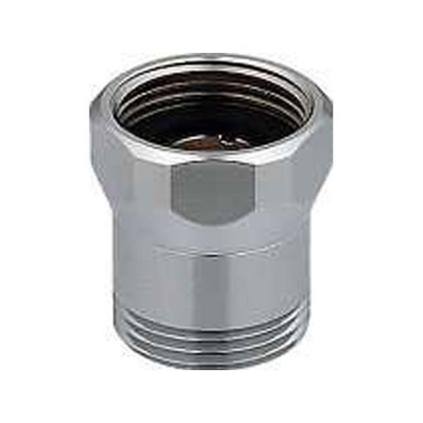 ●メーカー名：カクダイ / kakudai●商品名：107-110 逆止アダプターメーカー品番：107-110JANコード：4972353107117■商品サイズ：90×140×35mm■材質：黄銅、POM■水栓本体とクランクの間の取付け用...