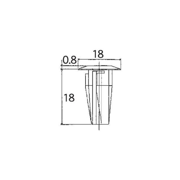 ●メーカー名：ボストン / VOSTONE●商品名：BC5011 スクリューグロメットメーカー品番：BC5011JANコード：4968919250113白色01281-00231、96706-U0100日産1袋（10個入）自動車メーカーへ純...