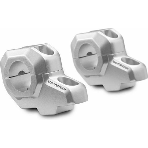 ●メーカー名：SWモテック / SW-MOTECH(エスダブリューモテック)●商品名：バーバック Φ 28 mm ハンドルバー H＝30 mm. バック 22 mm. シルバー｜LEH.00.039.23100/Sメーカー品番：sw_LEH...