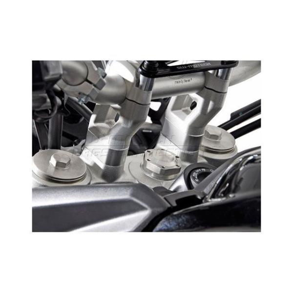 ●メーカー名：SWモテック / SW-MOTECH(エスダブリューモテック)●商品名：ハンドルバー ライザー（h20mm シルバー）Tiger 800/800XC（11-）.メーカー品番：sw_LEH_11_039_10000STiger ...